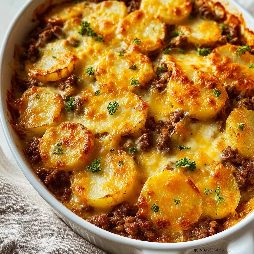 Easy Hobo Casserole with Ground Beef & Potatoes – D.K.H