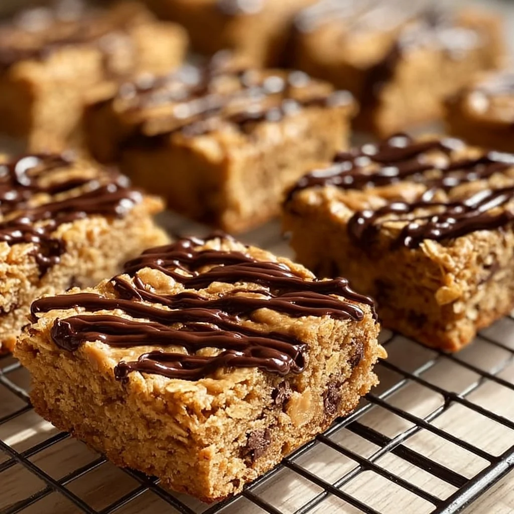 Healthy Peanut Butter Chunk Oatmeal Bars – D.K.H