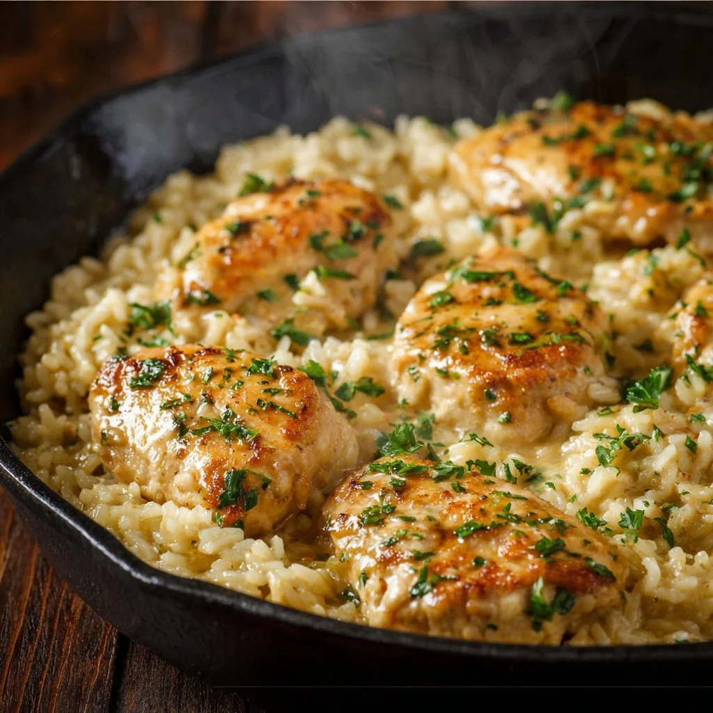 Creamy Herb Chicken & Basmati Rice – D.K.H